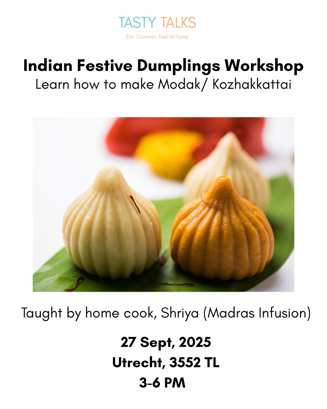 Traditional Indian Dumplings workshop – Learn how to make Modak ...