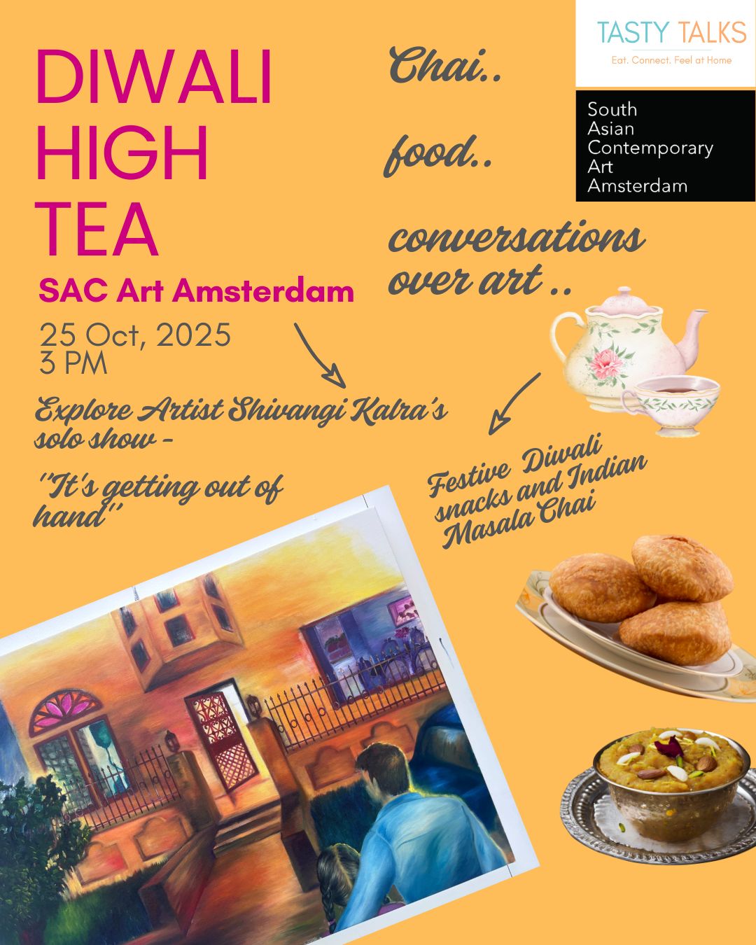 Diwali High Tea – Art & Indulgence – TastyTalks